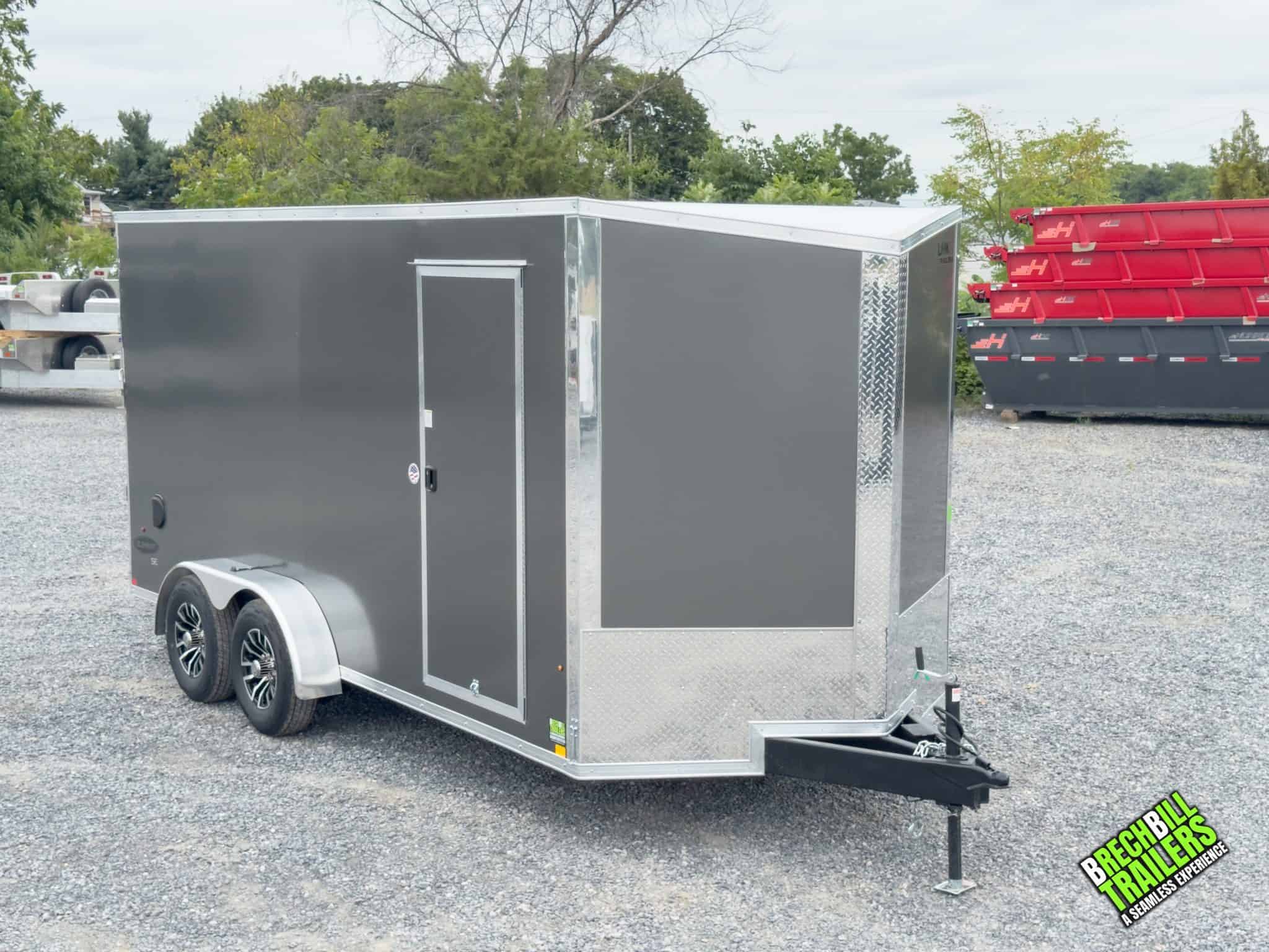 Look Element SE 7x16 Enclosed Trailer | Charcoal Composite