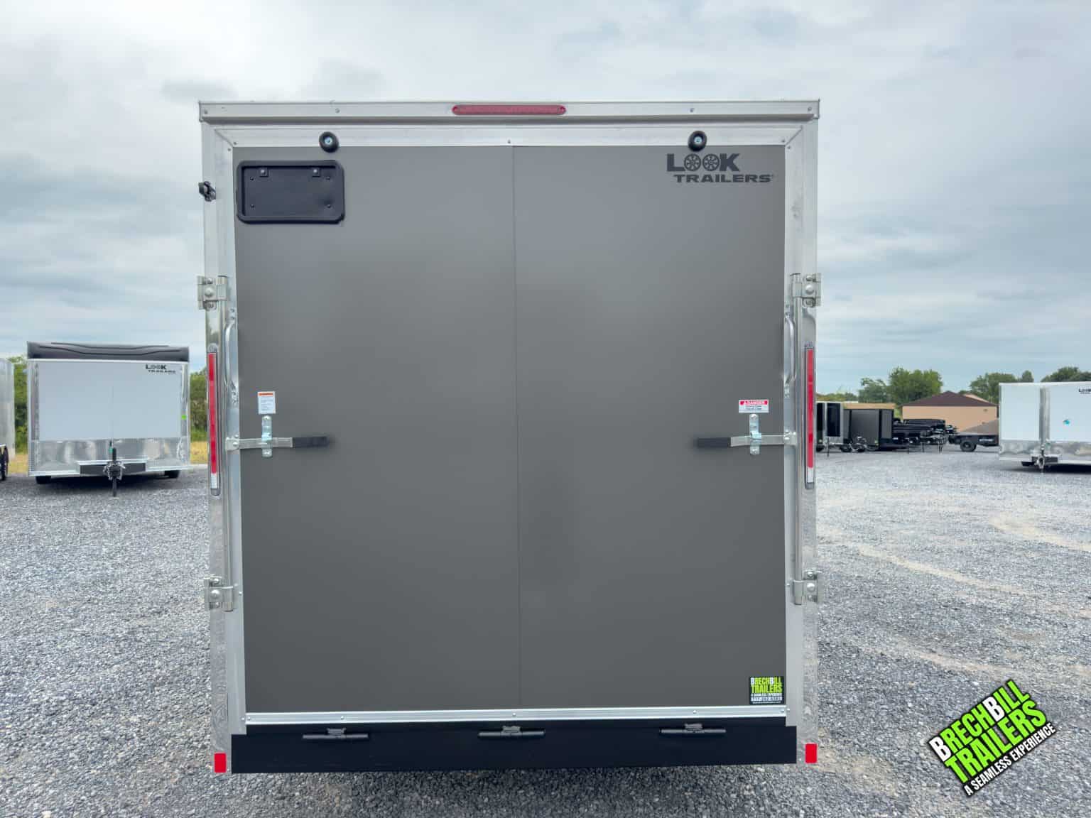 Look Element SE 7x16 Enclosed Trailer | Charcoal Composite