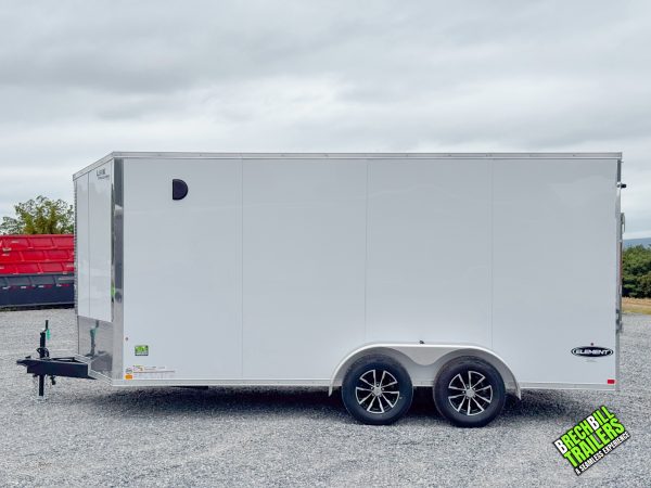 Look Element SE 7x16 Enclosed Trailer | White Composite