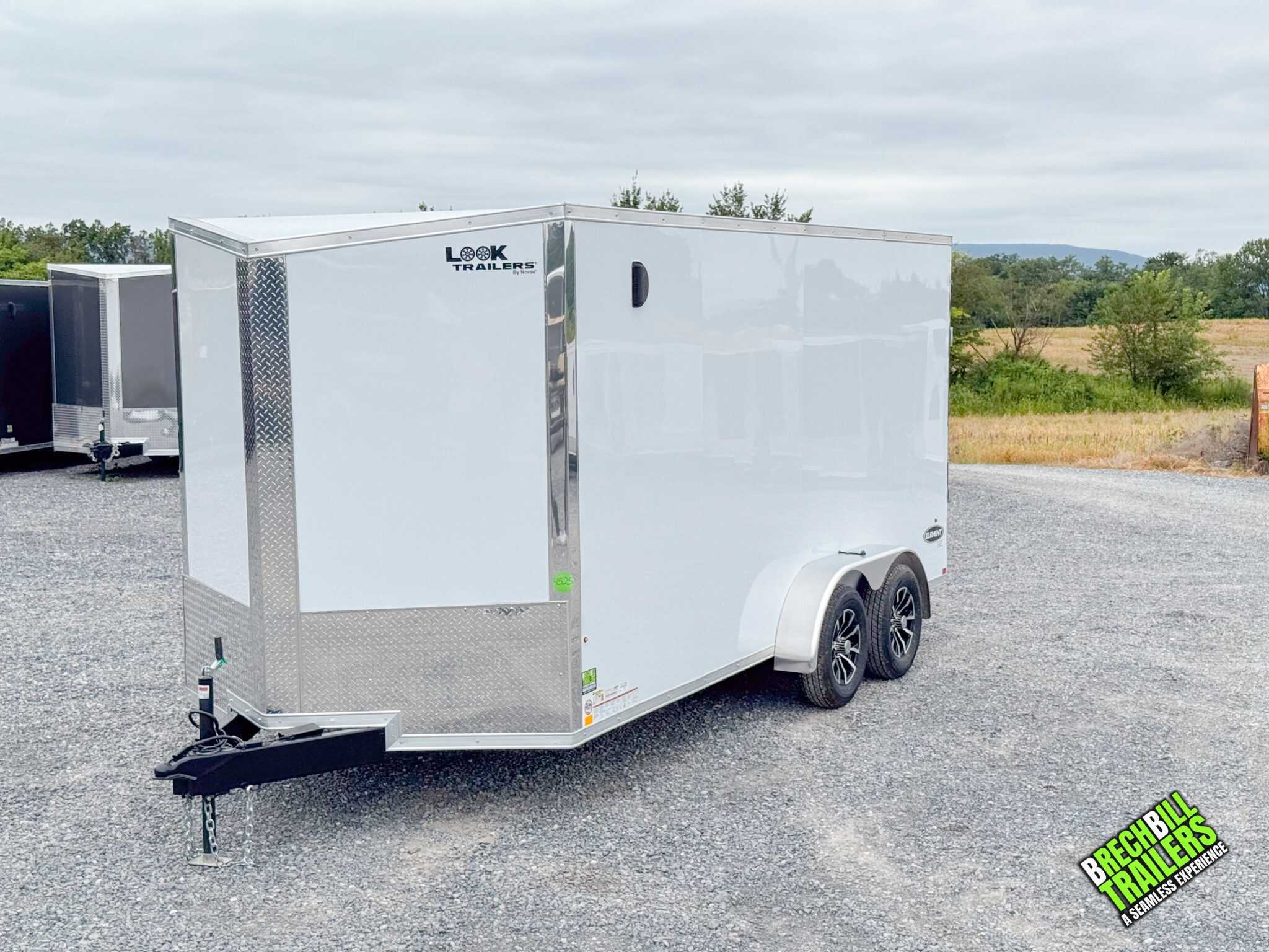 Look Element SE 7x16 Enclosed Trailer | White Composite
