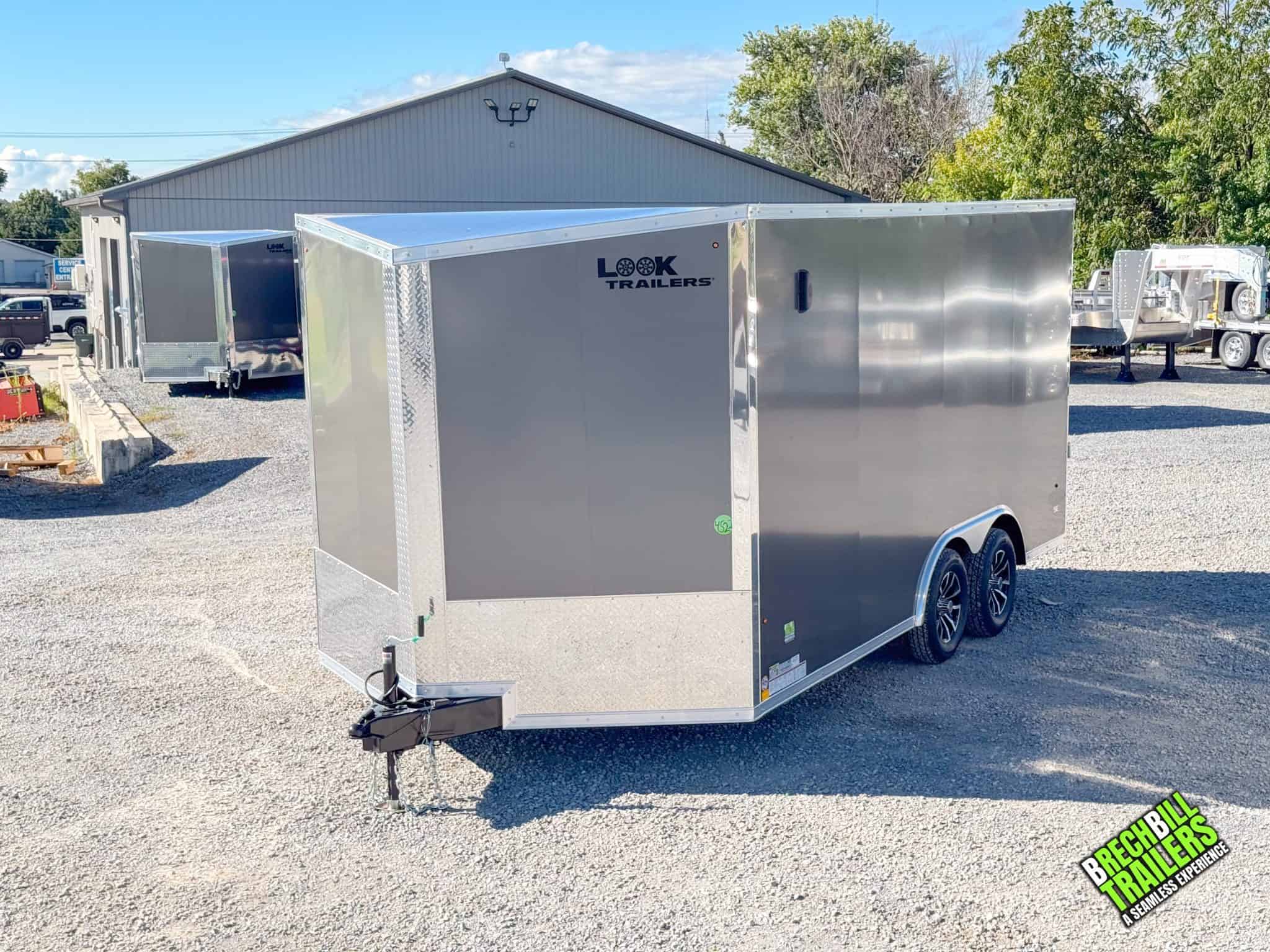 Look SE 8.5x16 Cargo Trailer | Black, Composite Sides