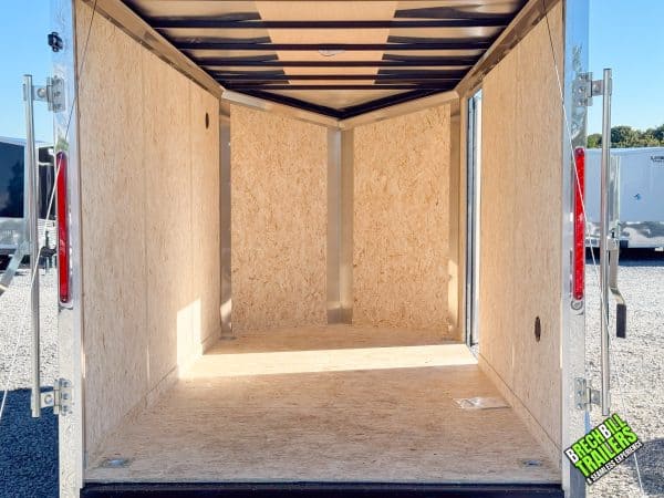 6x12 Element SE Enclosed Trailer – Black, Composite Sides