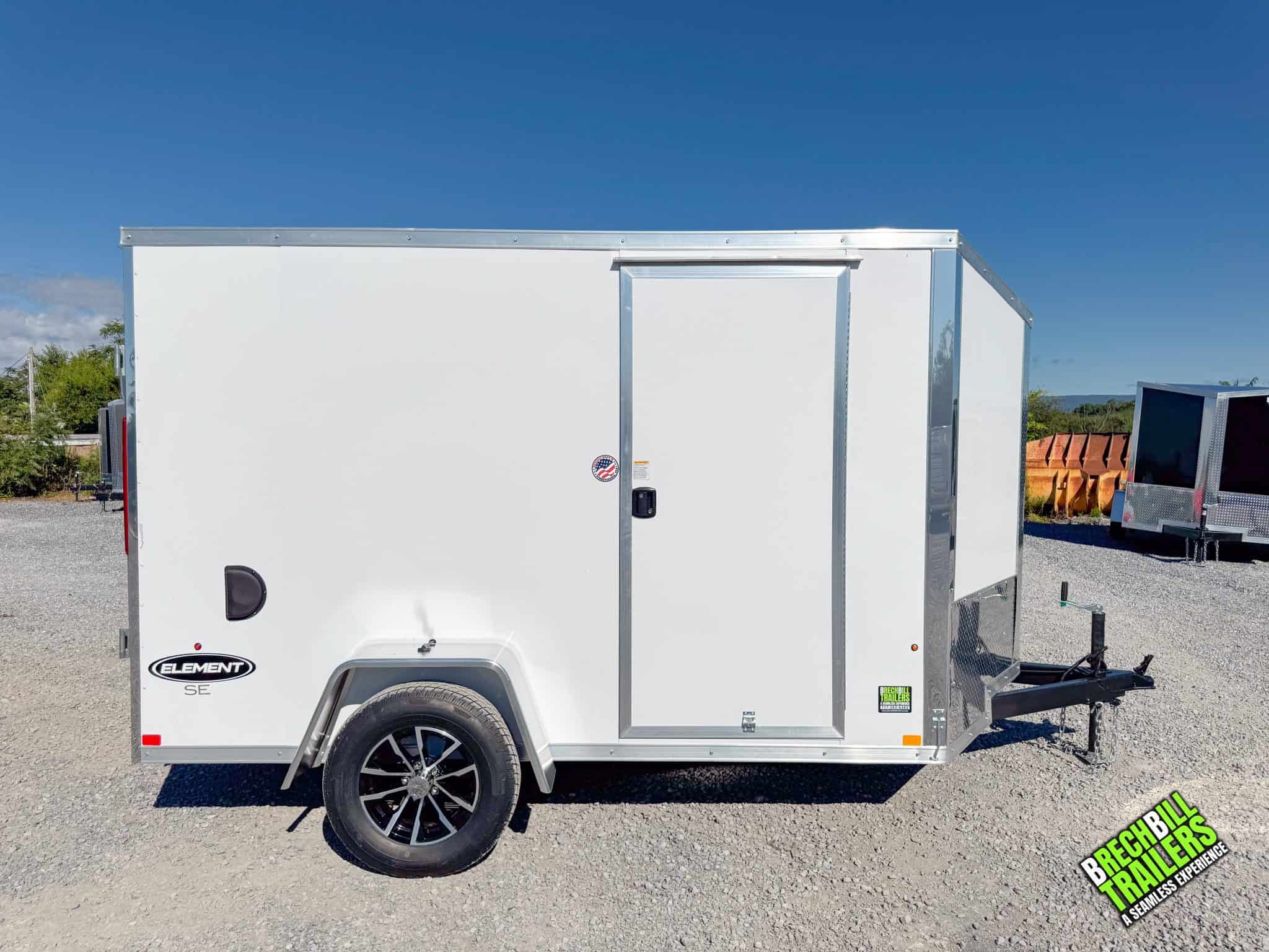 6x10 White Enclosed Trailer – Look Element SE 2990 GVWR