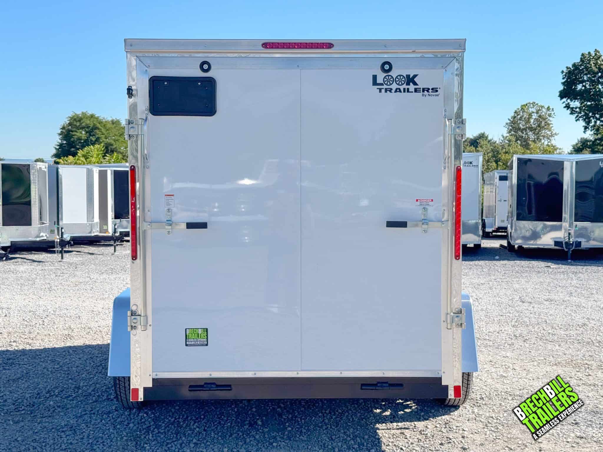 6x10 White Enclosed Trailer – Look Element SE 2990 GVWR