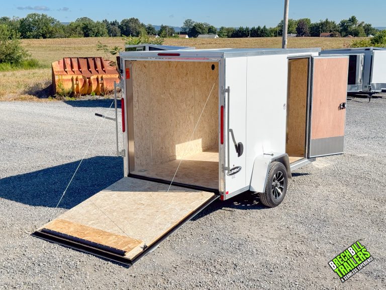 6x10 White Enclosed Trailer – Look Element SE 2990 GVWR