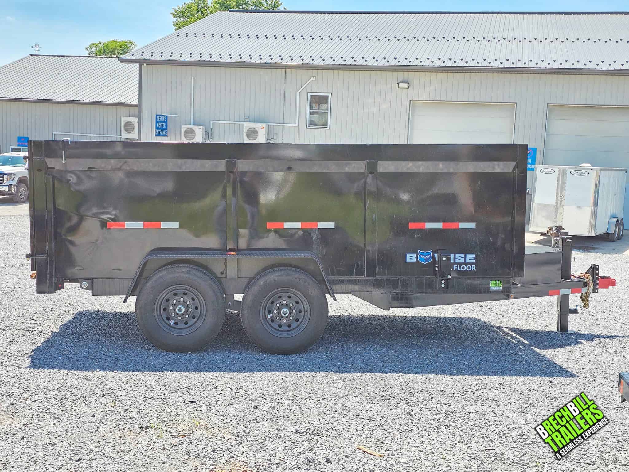 Bwise 14K Low Pro Dump Trailer 7x14 With 9,900 Lbs Payload