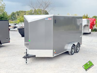 Bravo HR714TA2 7x14 Charcoal Hero Enclosed Cargo Trailer