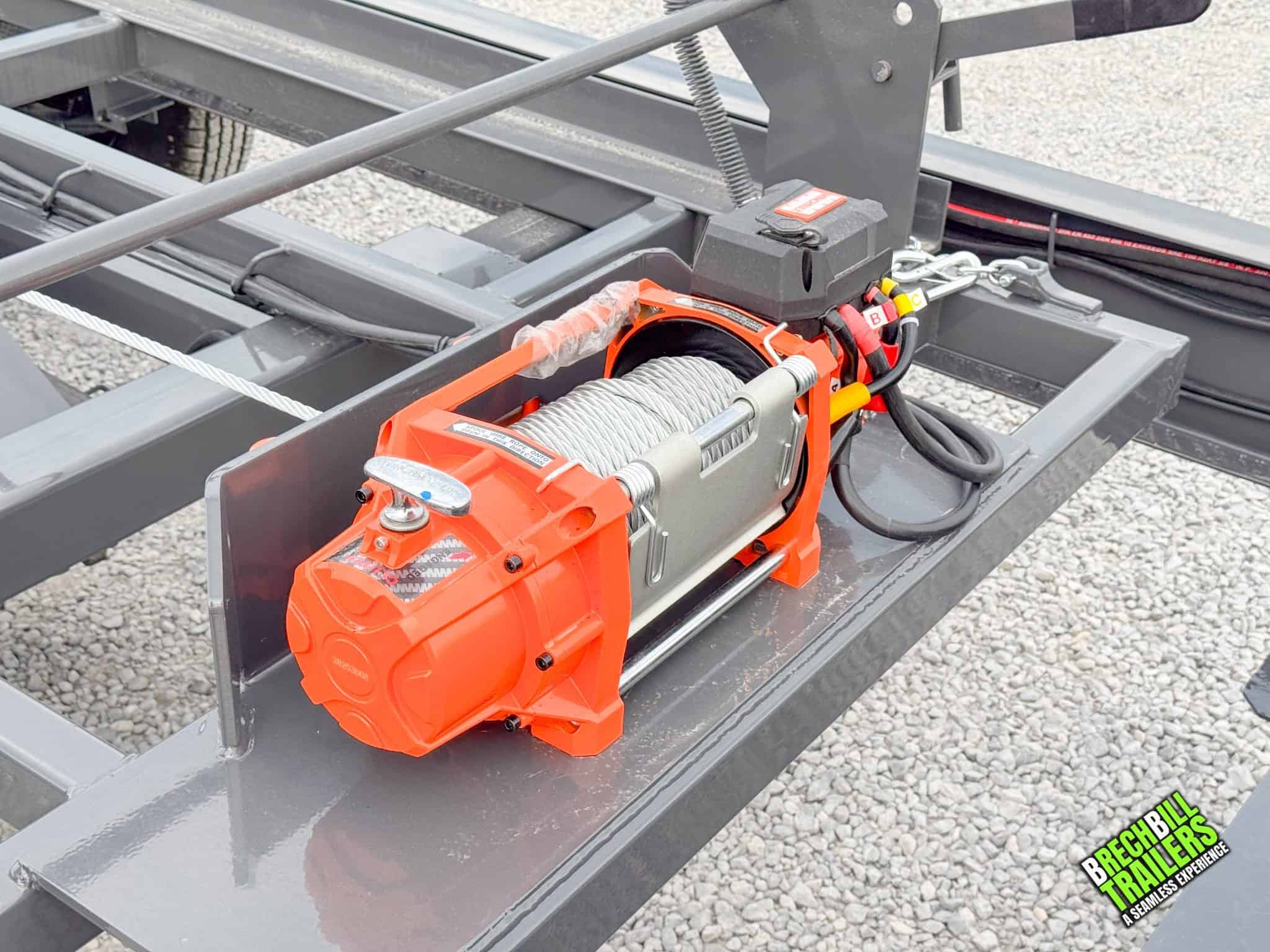 Horizon RDZ-14 14ft Roll Off Trailer, 20K Hoist, 17.5K Winch