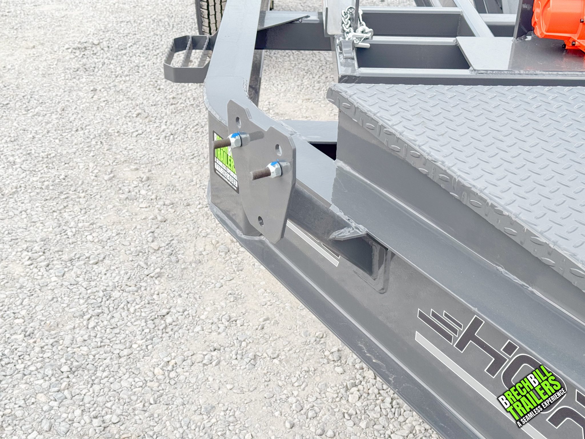 Horizon RDZ-14 14ft Roll Off Trailer, 20K Hoist, 17.5K Winch