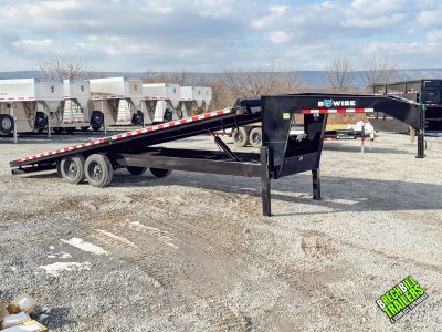 Bwise THD 19.2K Tilt Gooseneck Trailer 8.5x24 Black For Sale
