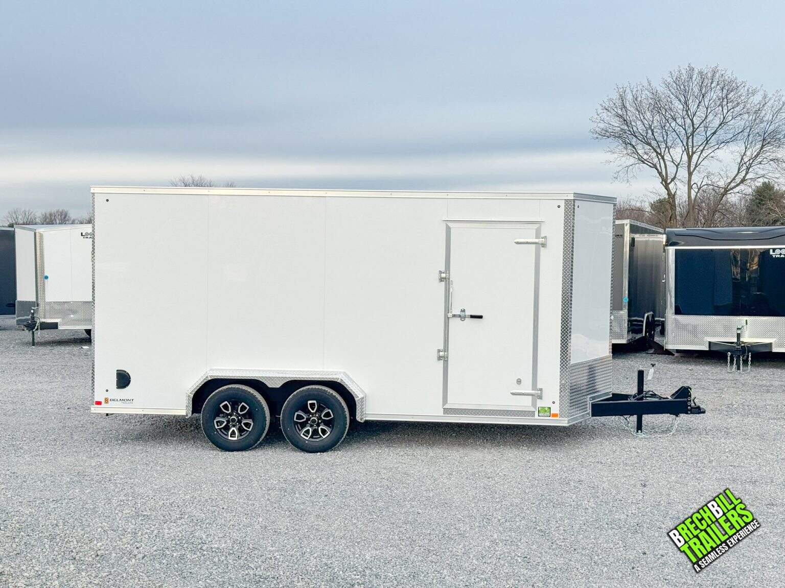 7x16 Belmont Enclosed Construction Trailer | 6.5 Ft Height