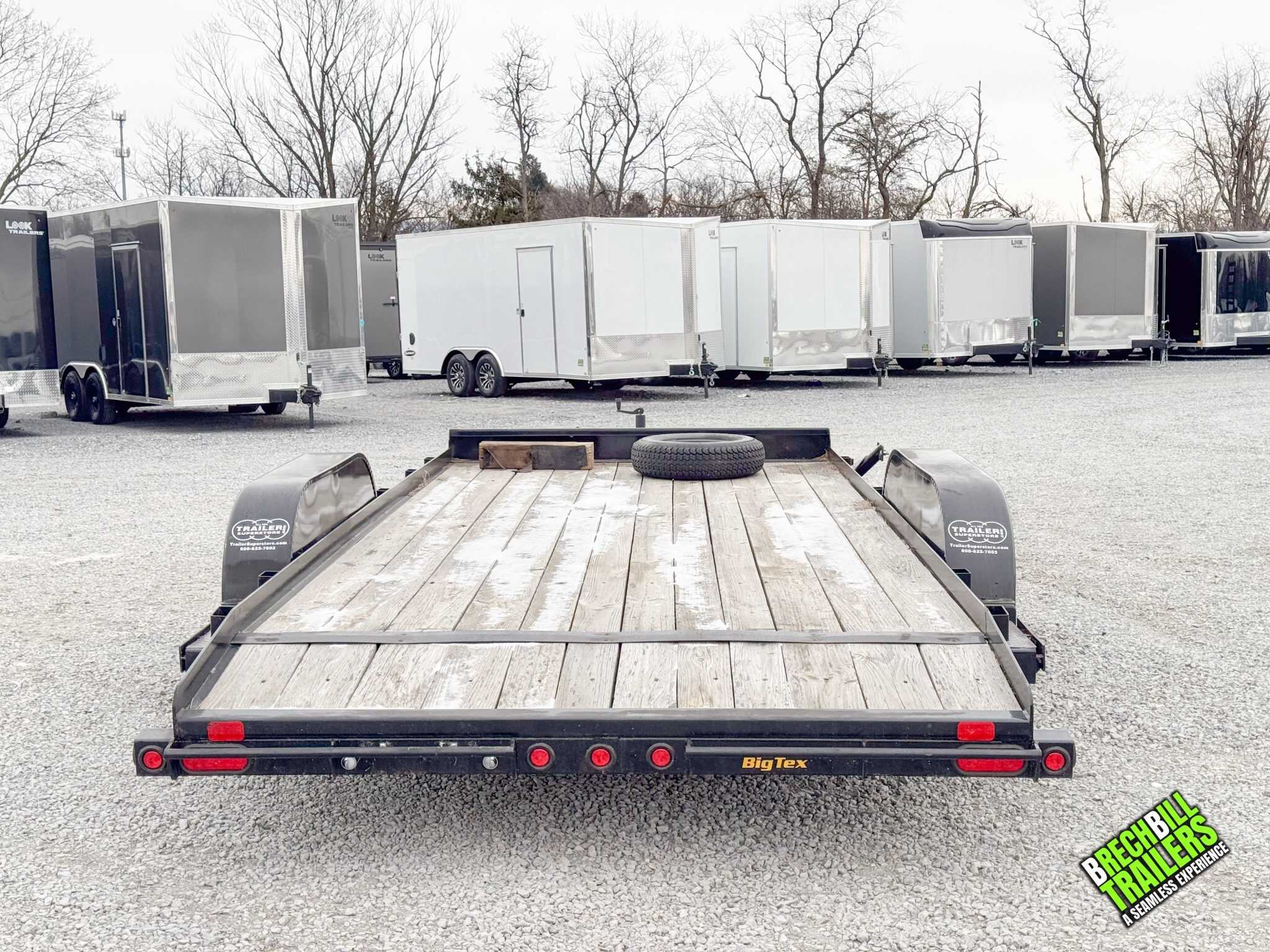 Big Tex Tandem Axle 7x18 Car Hauler - 7K For Easy Transport