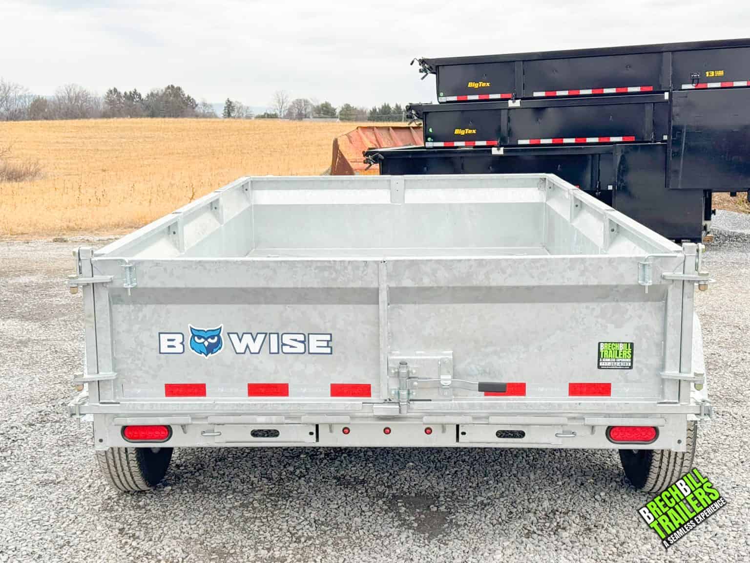 Bwise 7×12 Low Pro Dump Trailer – Built For Heavy Lifting