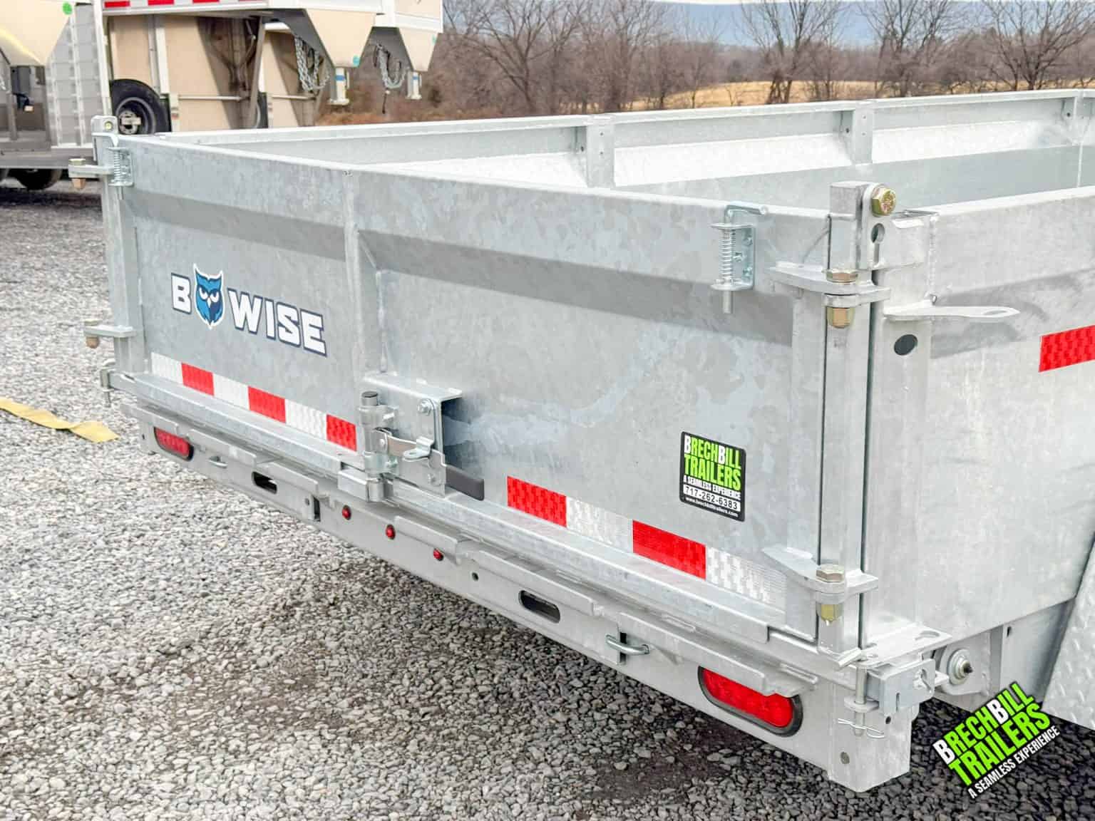 Bwise 7×12 Low Pro Dump Trailer – Built For Heavy Lifting