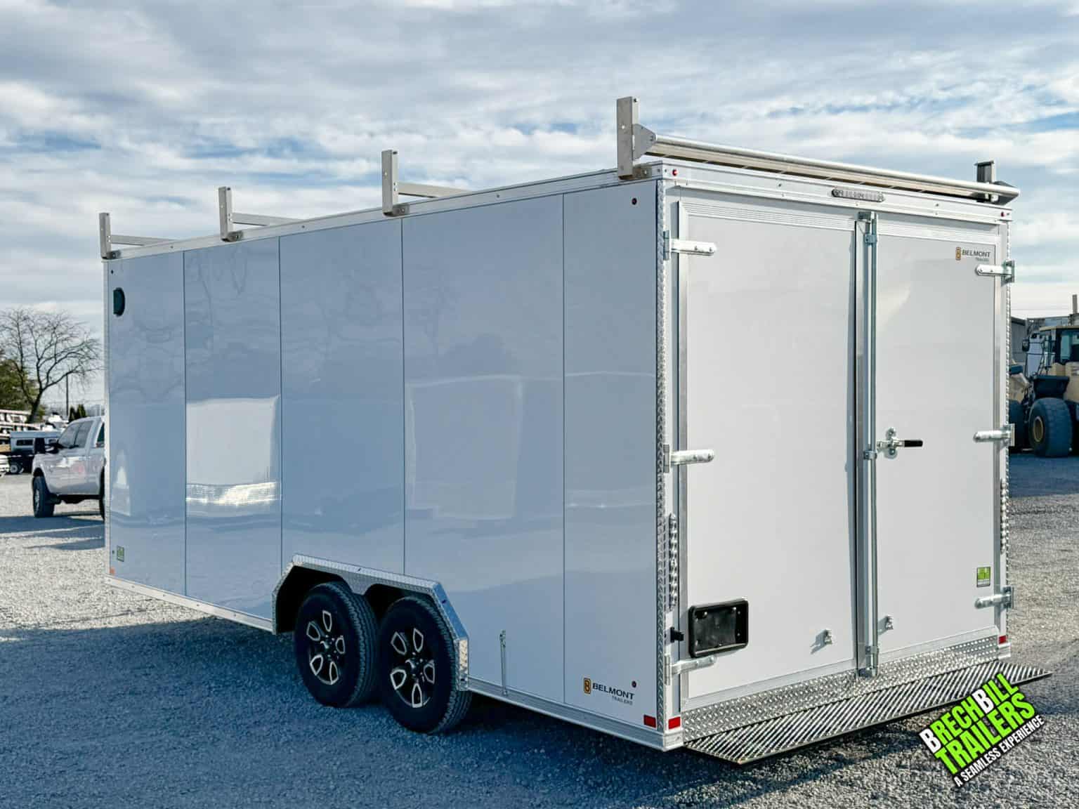 Enclosed Contractor Tool Trailer Enclosed Trailer 8.5x18 7K Belmont ...