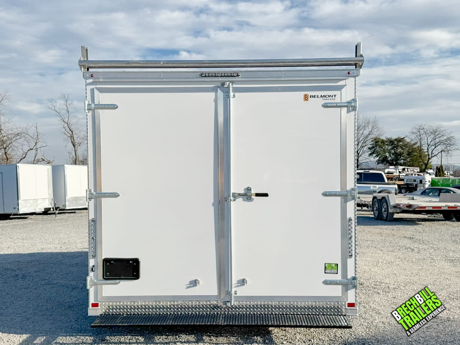 Enclosed Contractor Tool Trailer Enclosed Trailer 8.5x18 7K Belmont ...