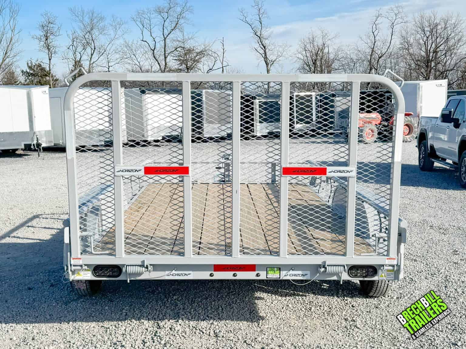 Horizon 7K Utility Trailer 7x14 (UTZ) | 7.6K GVWR | Lay Flat Ramp