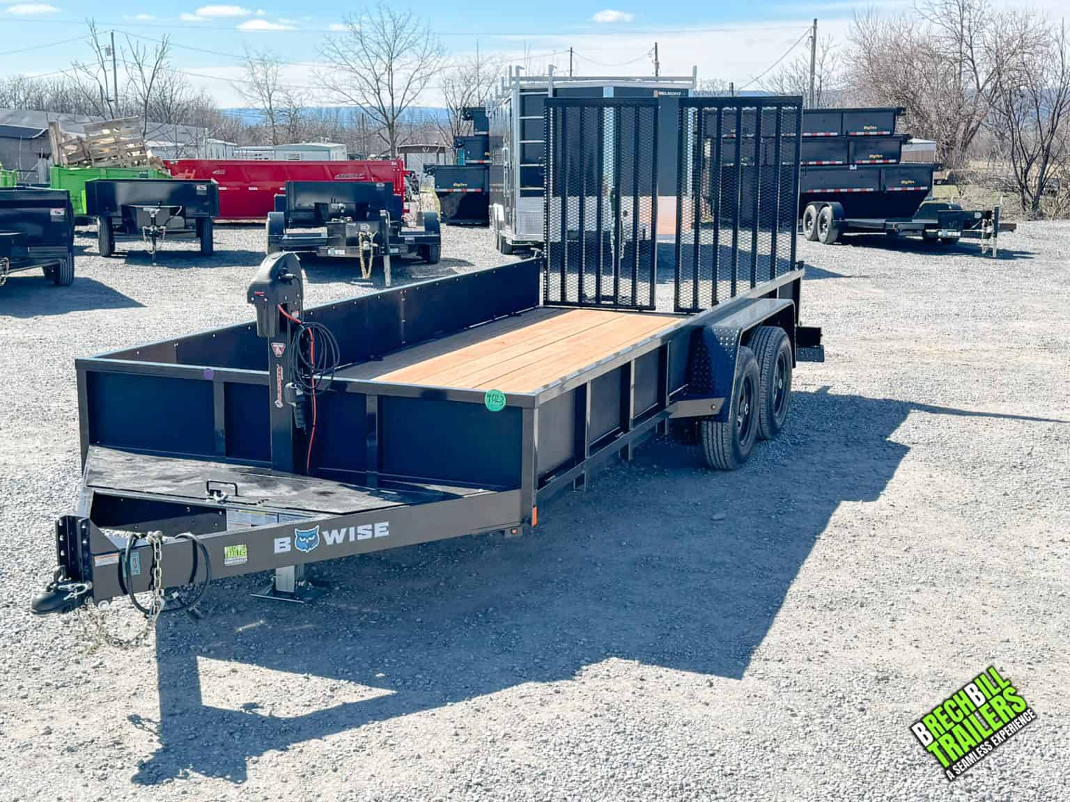 Bwise EH18-10-LS 7x18 Low Pro Equipment Trailer