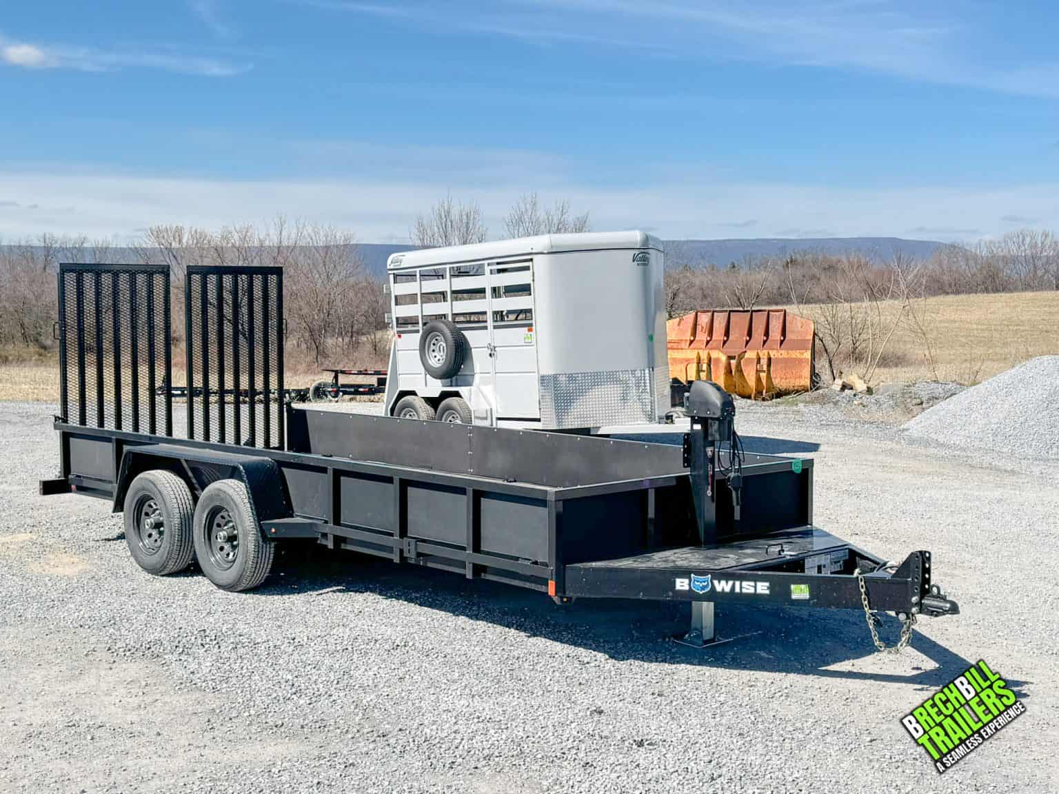 Bwise EH18-10-LS 7x18 Low Pro Equipment Trailer