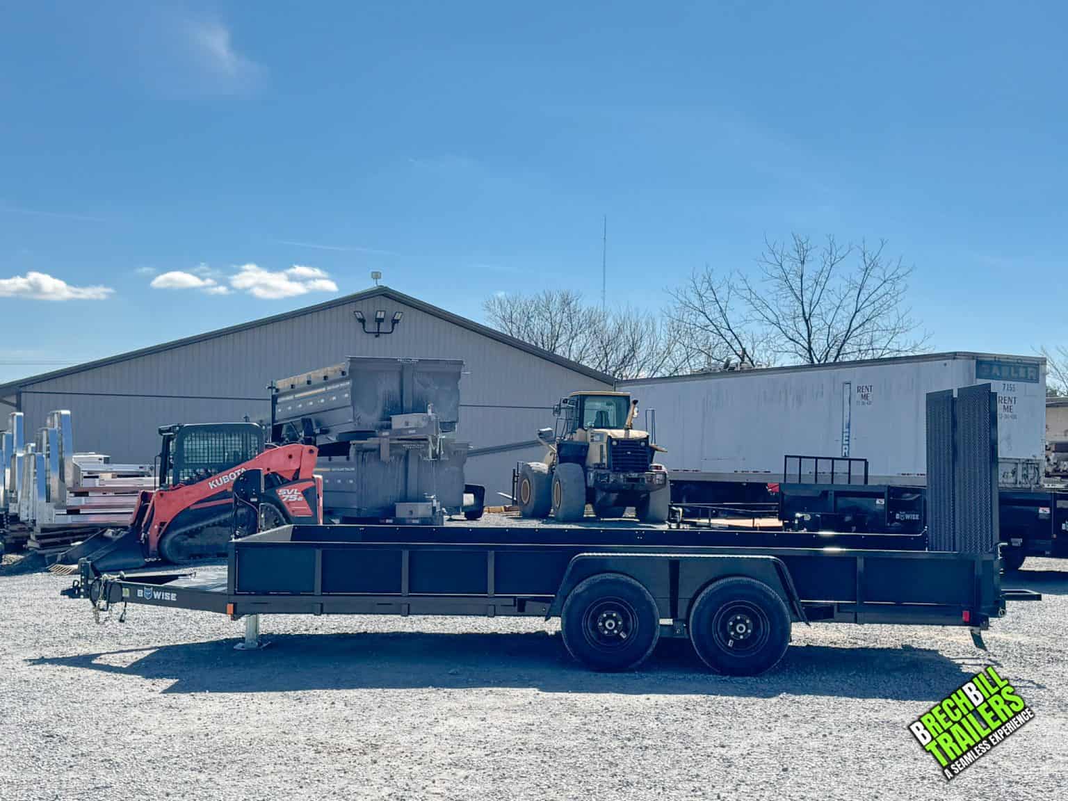 Bwise EH18-10-LS 7x18 Low Pro Equipment Trailer