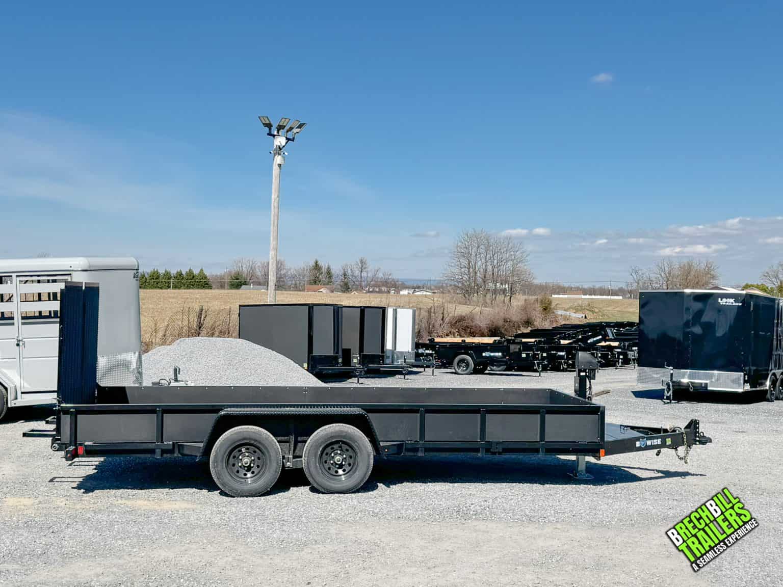 Bwise EH18-10-LS 7x18 Low Pro Equipment Trailer