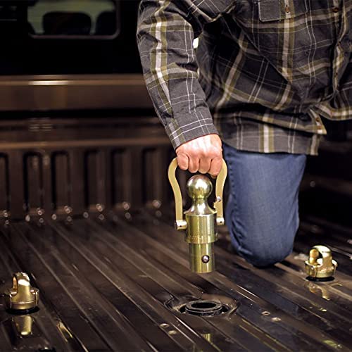 B&W Trailer OEM Gooseneck Ball & Safety Chain Kit For Ford, GMC, Nissan ...