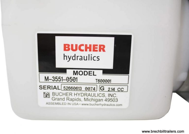 Bucher Double-Acting Hydraulic Pump, Power Up/Power Down, With 1.5 ...
