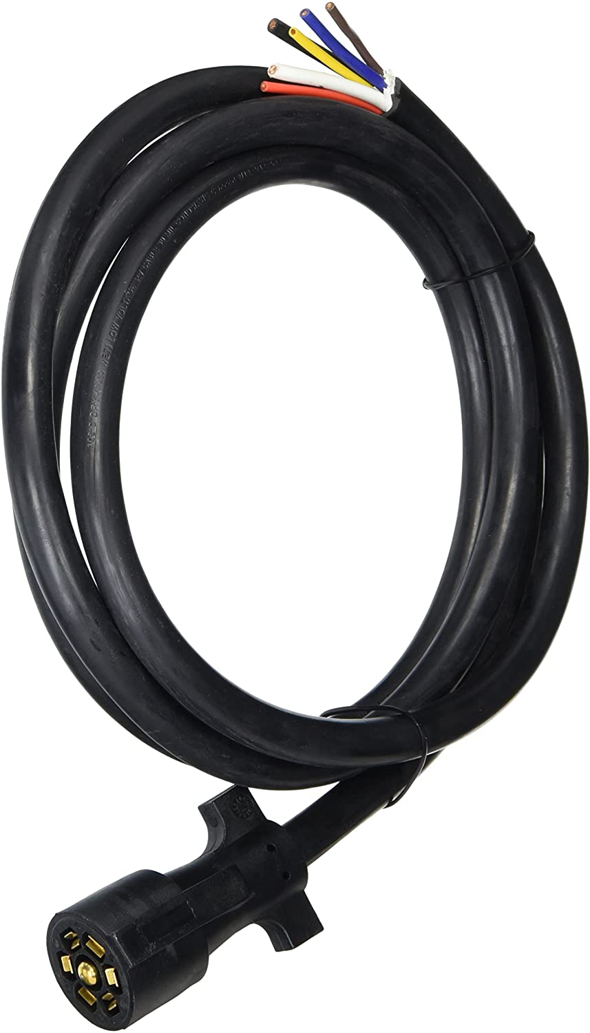 Rv 7 Pin Trailer Plug Cord 7 Way Trailer Plug, 7 Pin Trailer Wiring ...
