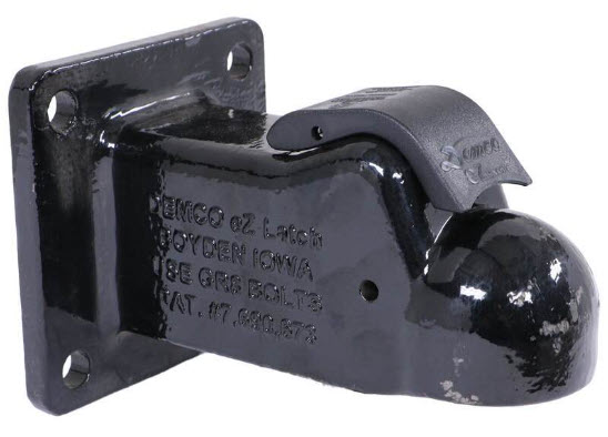Demco Trailer Coupler - Flat Plate Mount - 4-Bolt - 2-5/16"- 21K - EZ ...